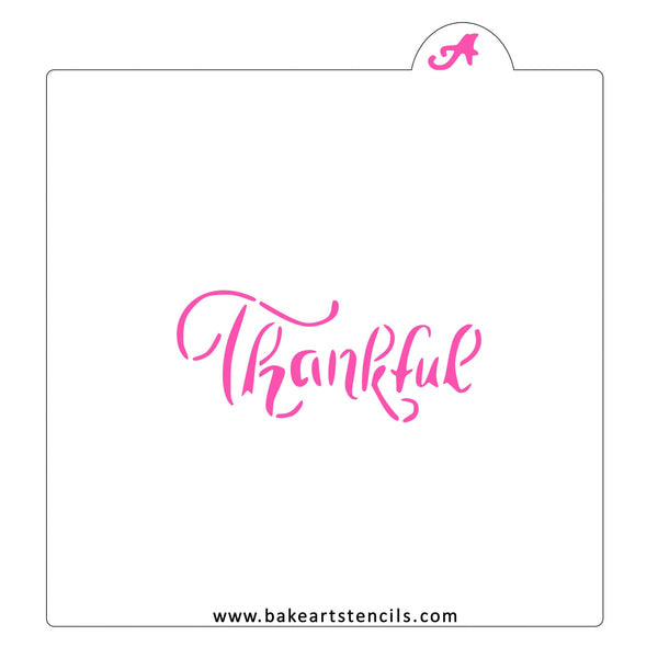 Thankful Cookie Stencil | Cake Craft Shoppe, LLC