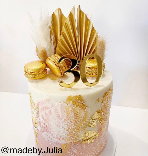 GOLD SPEAR PALM LEAF TOPPERS | Cake Craft Shoppe, LLC