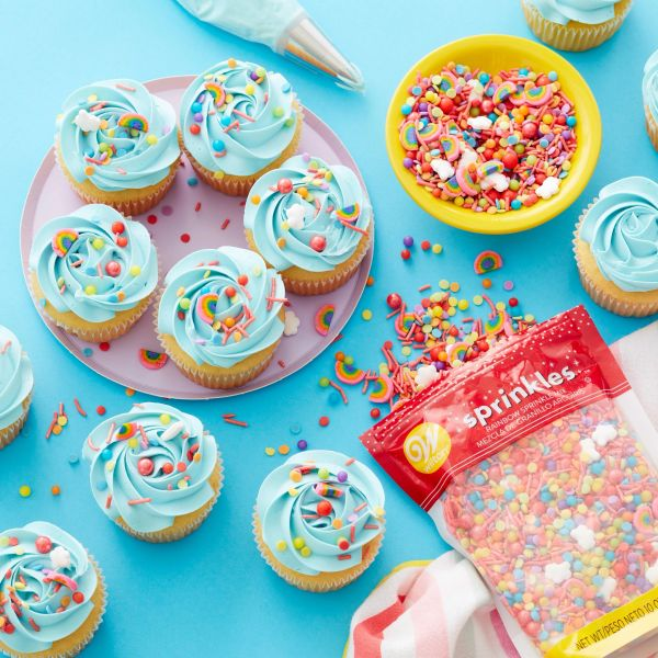 Wilton Rainbow Sprinkles Mix, 10 oz. | Cake Craft Shoppe, LLC