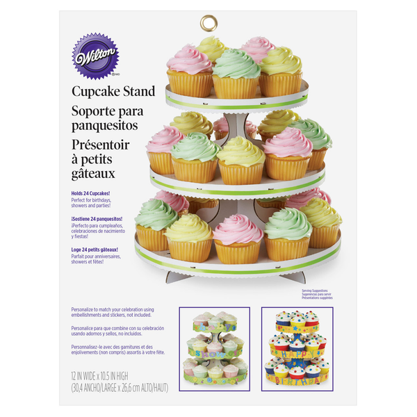 Wilton 3-Tier Cupcake Stand, White | Cake Craft Shoppe, LLC