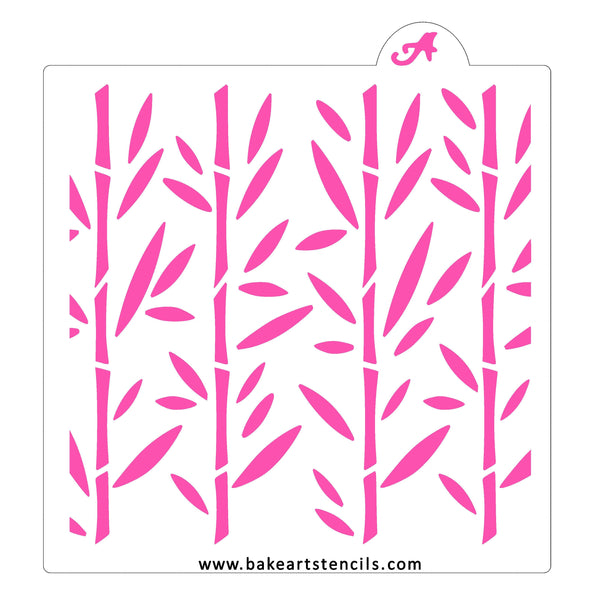 Big Bamboo Pattern Stencil | Cake Craft Shoppe, LLC
