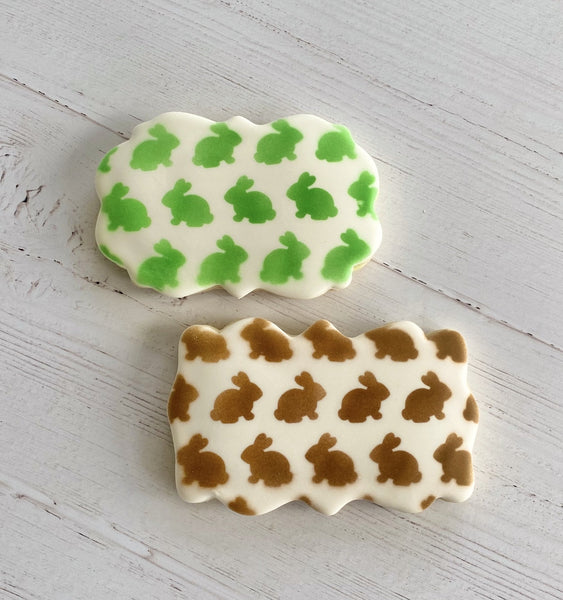 Bunny Hop Pattern Stencil | Cake Craft Shoppe, LLC