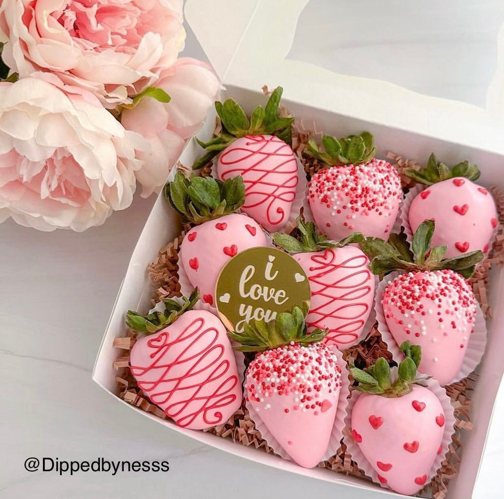 "I LOVE YOU" ACRYLIC TOPPERS | Cake Craft Shoppe, LLC