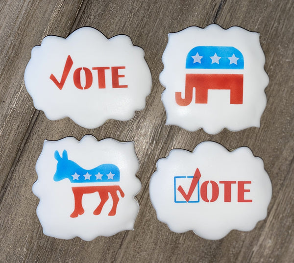 Democratic Donkey Stencil Set | Cake Craft Shoppe, LLC