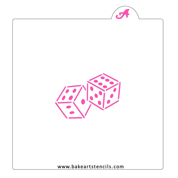 Dice Cookie Stencil | Cake Craft Shoppe, LLC