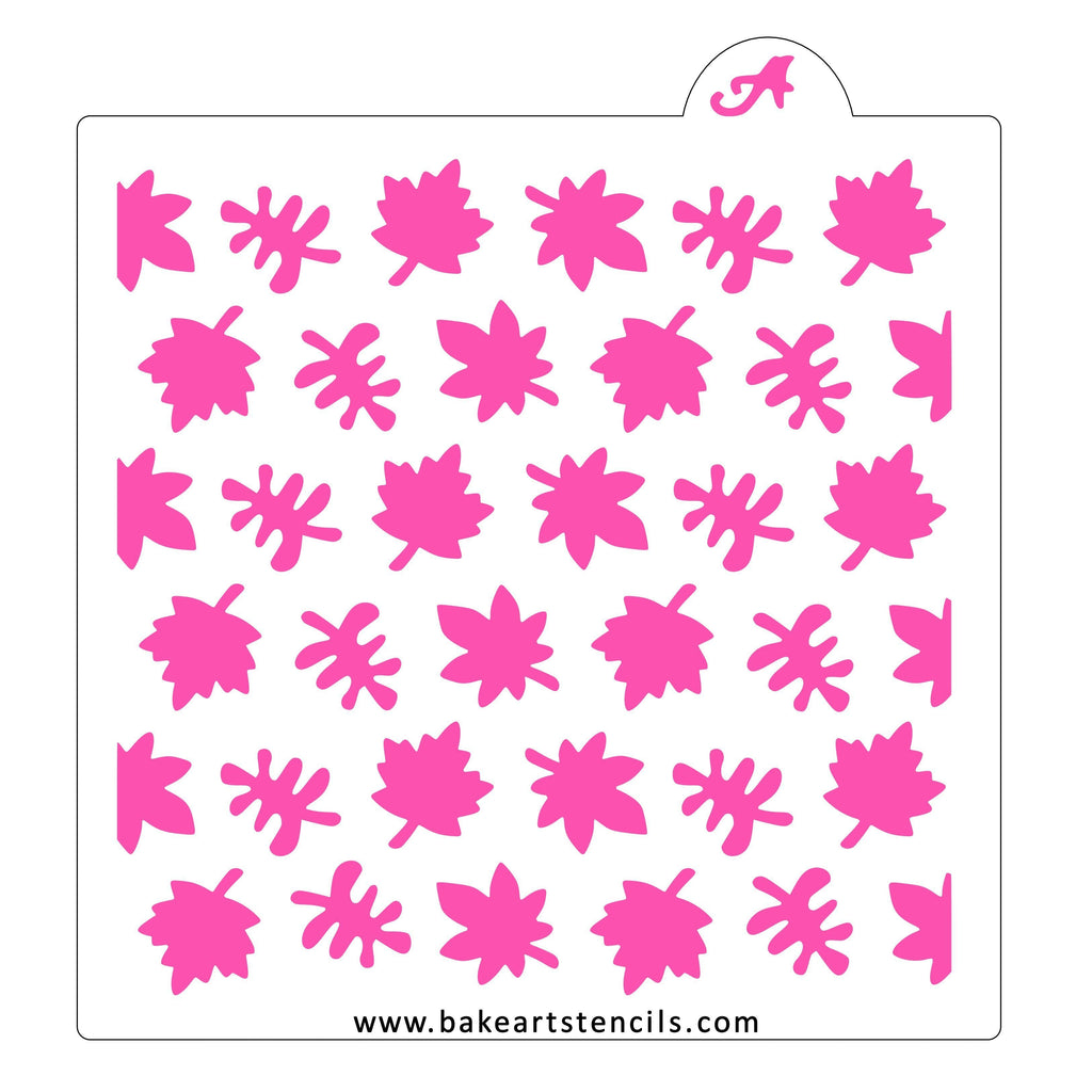 Fall Leaves Pattern Stencil Set | Cake Craft Shoppe, LLC