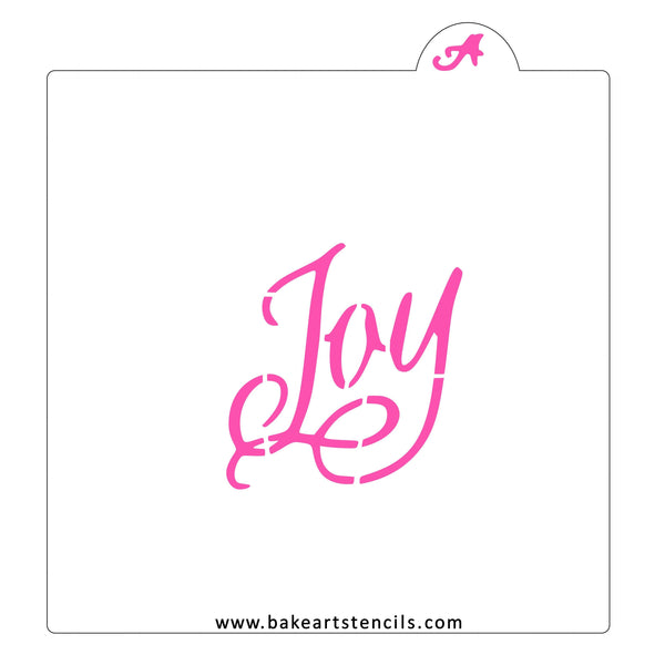 Fancy Joy Cookie Stencil | Cake Craft Shoppe, LLC