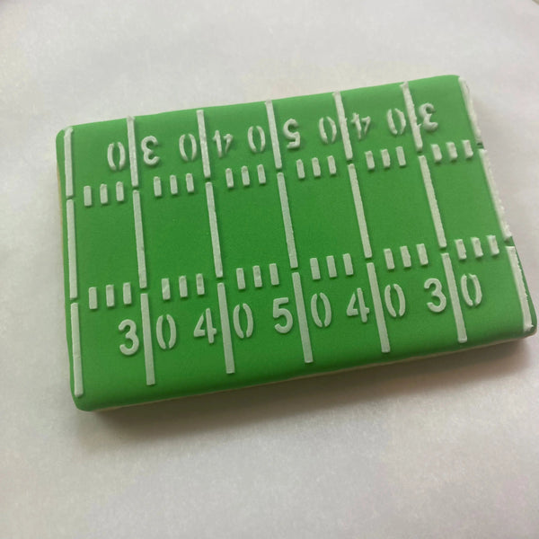 Football Field Cookie Stencil | Cake Craft Shoppe, LLC
