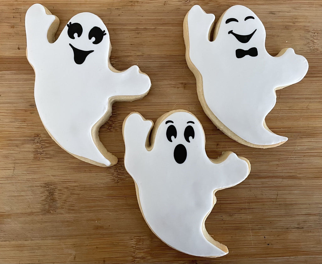 Ghost Faces Cookie Stencil | Cake Craft Shoppe, LLC