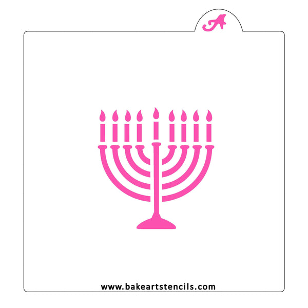 Hanukkah Menorah Cookie Stencil | Cake Craft Shoppe, LLC