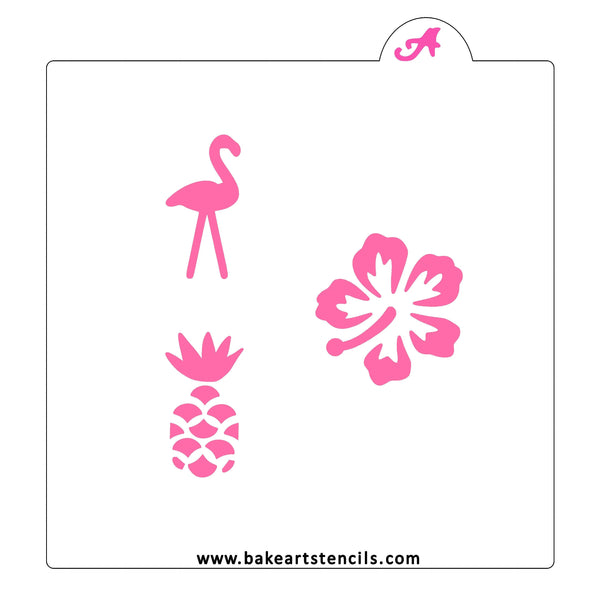 Hawaiian Oreo Stencil | Cake Craft Shoppe, LLC