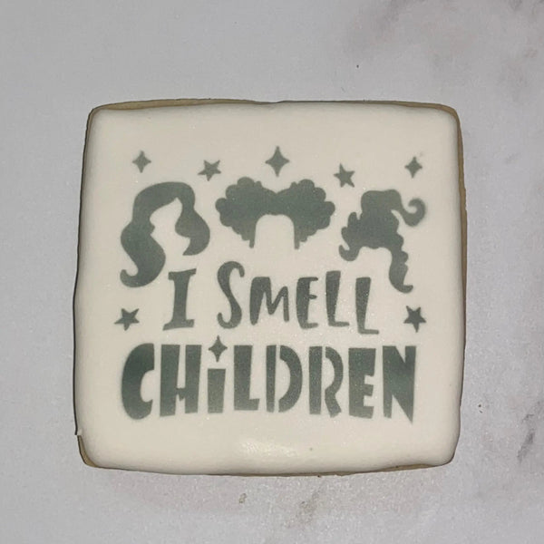 I Smell Children Cookie Stencil | Cake Craft Shoppe, LLC