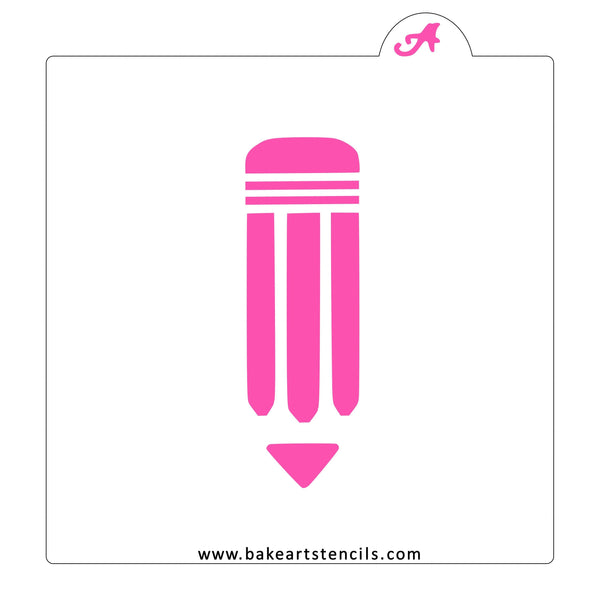 Pencil Stick Cookie Stencil | Cake Craft Shoppe, LLC