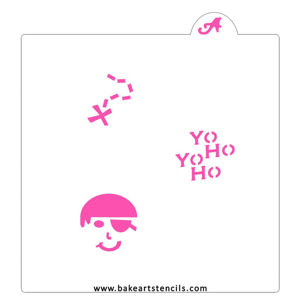 Pirate Oreo Stencil | Cake Craft Shoppe, LLC