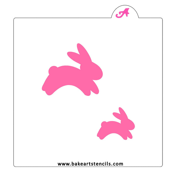 Prairie Bunnies Cookie Stencil | Cake Craft Shoppe, LLC