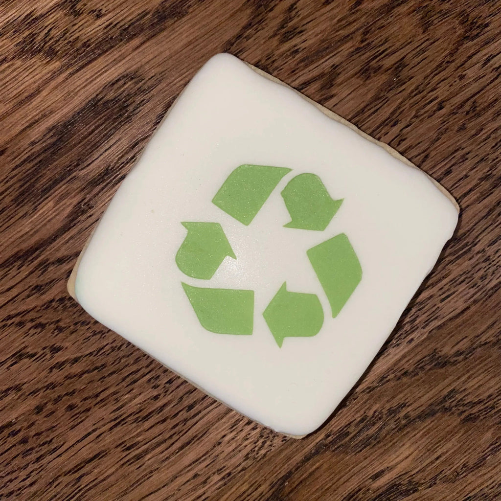 Recycle Symbol Cookie Stencil | Cake Craft Shoppe, LLC