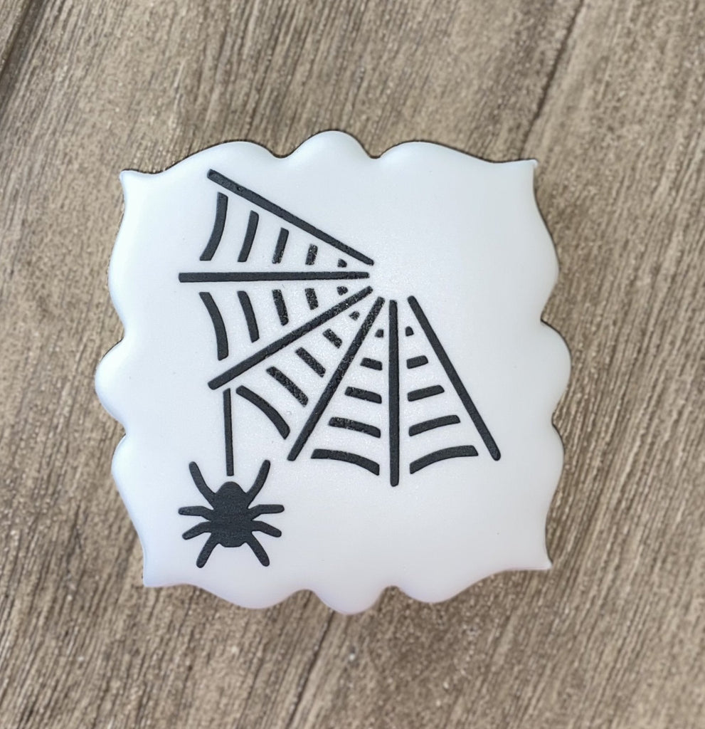 Web Building Spider Stencil | Cake Craft Shoppe, LLC