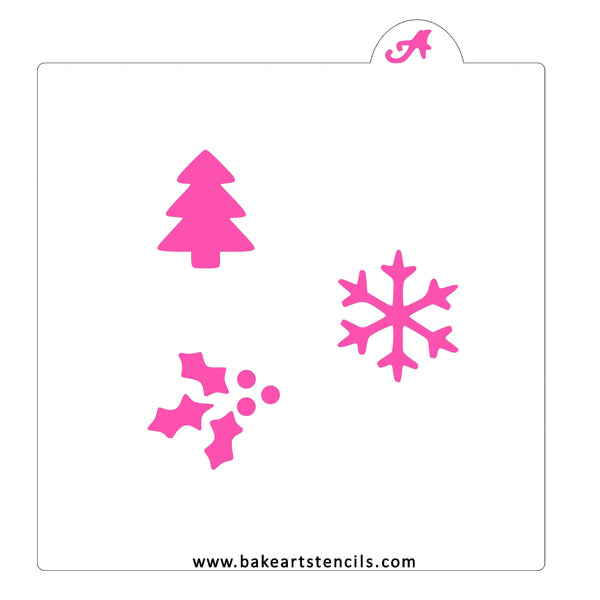 Winter Season Oreo Stencil | Cake Craft Shoppe, LLC