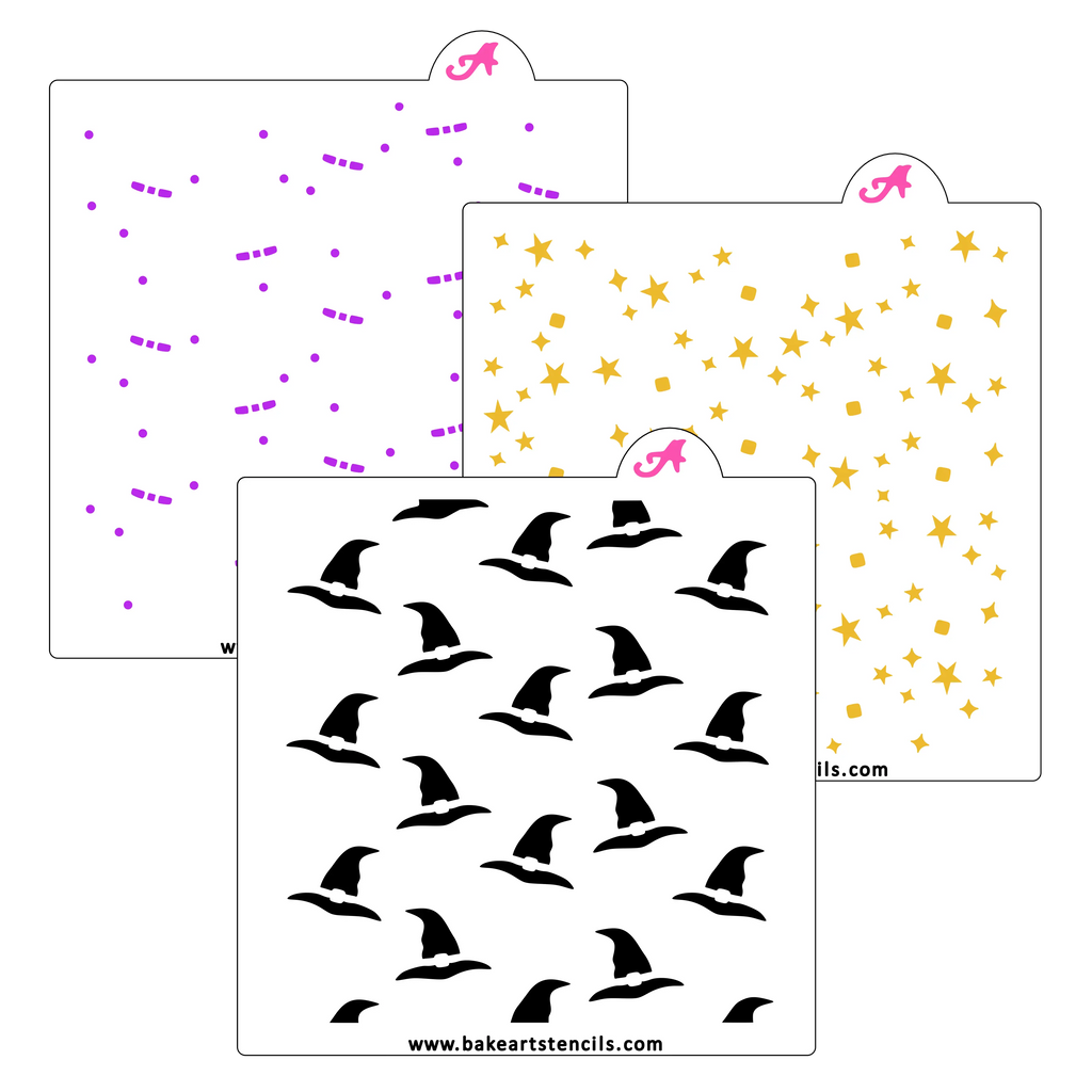 Witch Magic Cookie Stencil Set | Cake Craft Shoppe, LLC