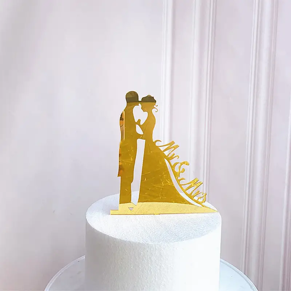 Bride & Groom -Hand in Hand - Topper | Cake Craft Shoppe, LLC