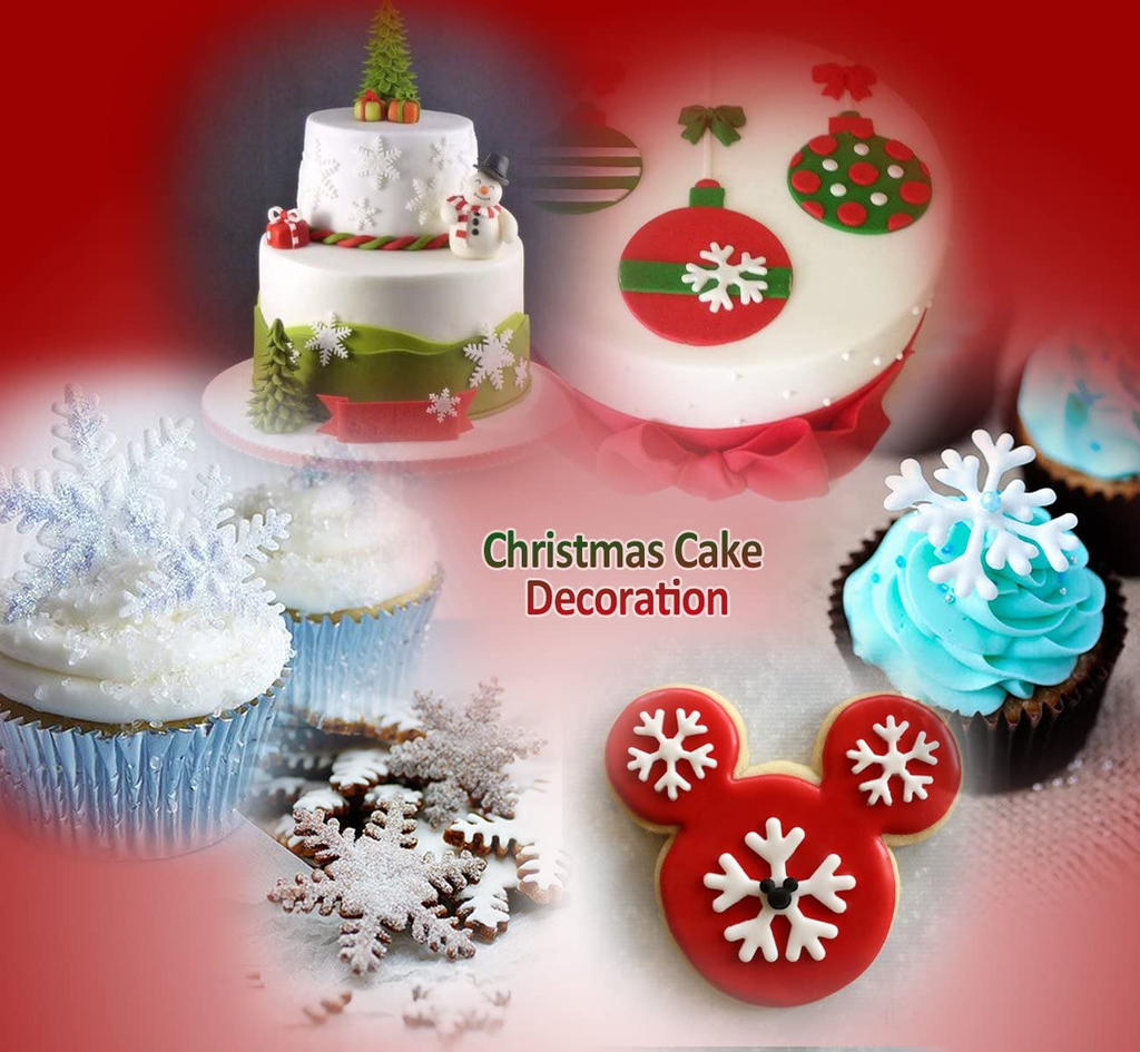 Snowflake Plunger Cutter - 3 piece set | Cake Craft Shoppe, LLC