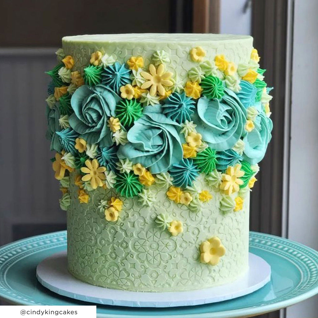 Cake Decorating Stencil ALETTE | Cake Craft Shoppe, LLC