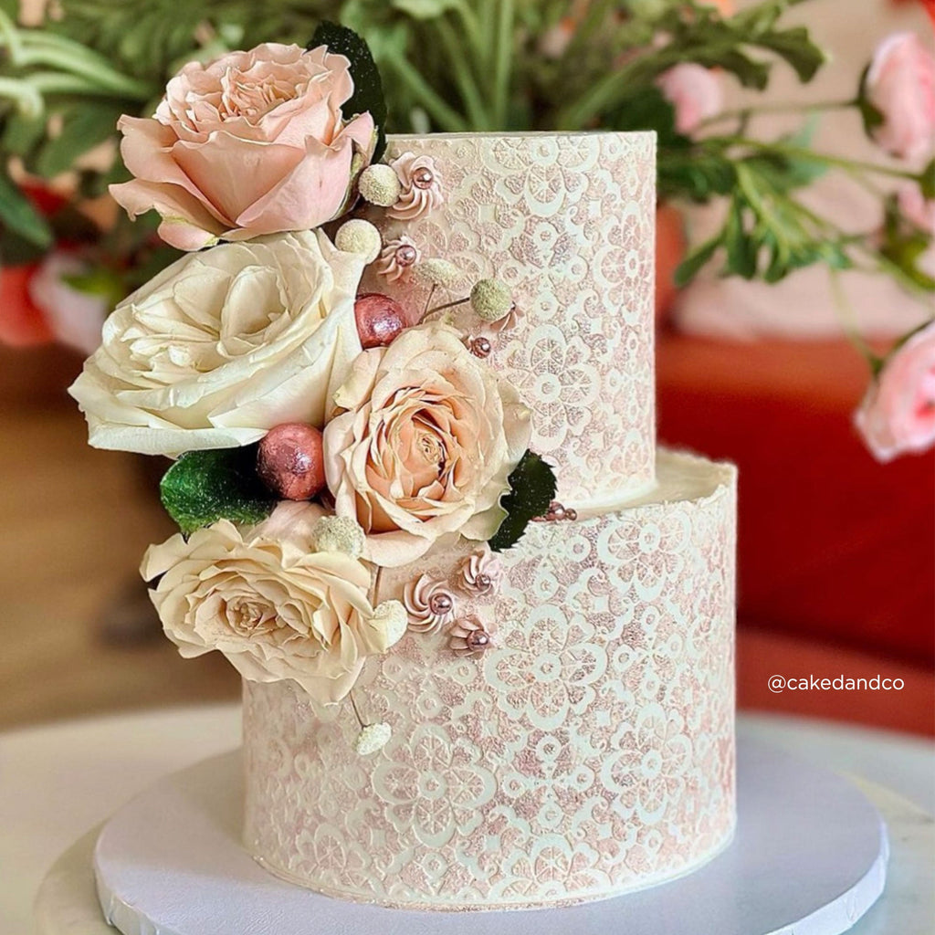 Cake Decorating Stencil ALETTE | Cake Craft Shoppe, LLC