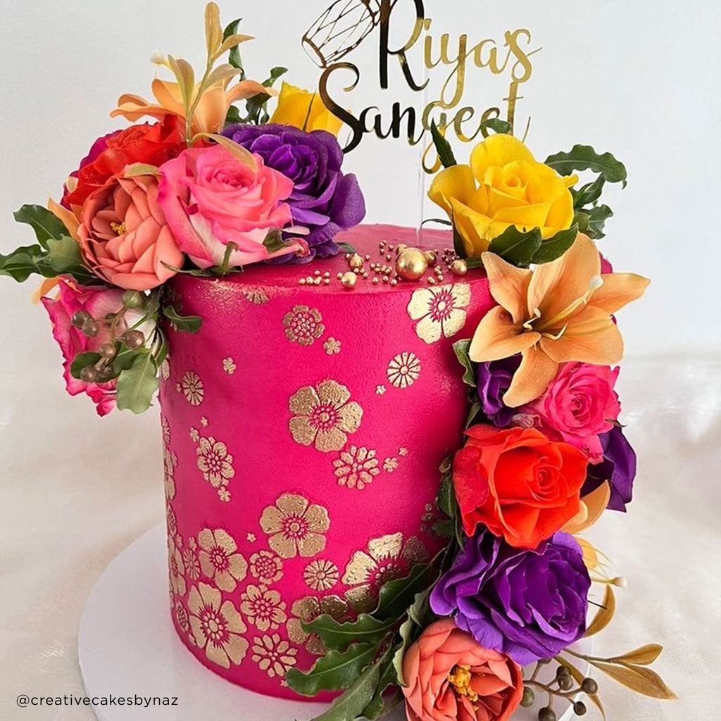 Cake Decorating Stencil CORRIN Floral Lace Pattern | Cake Craft Shoppe, LLC