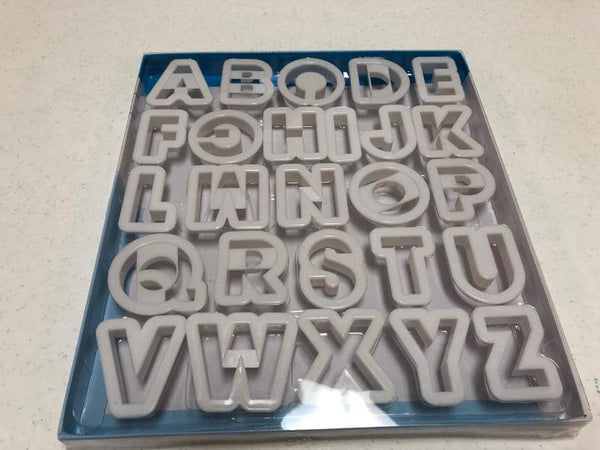 Alphabet Cutter Set - 1.5" | Cake Craft Shoppe, LLC