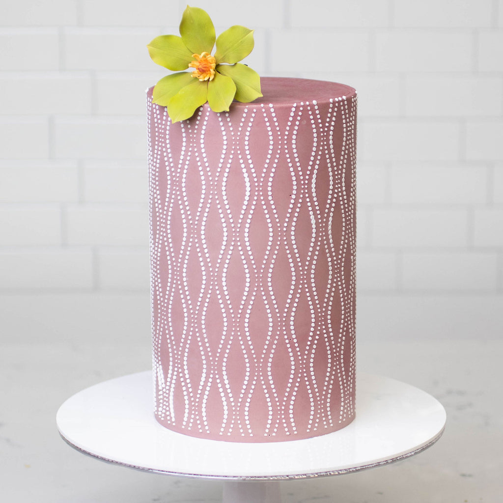 Cake Stencil ALLURA | Cake Craft Shoppe, LLC