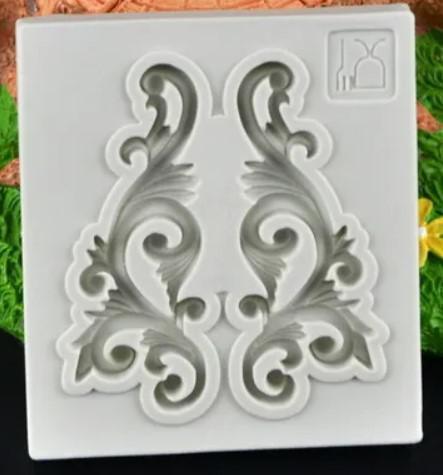SYMMETRICAL SCROLL SILICONE MOLD | Cake Craft Shoppe, LLC