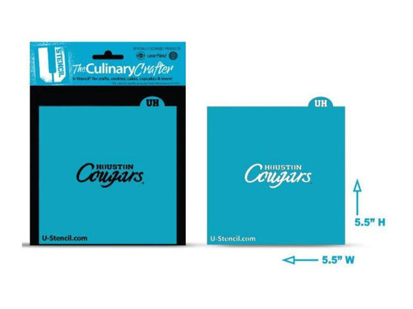 College Stencil - University of Houston | Cake Craft Shoppe, LLC