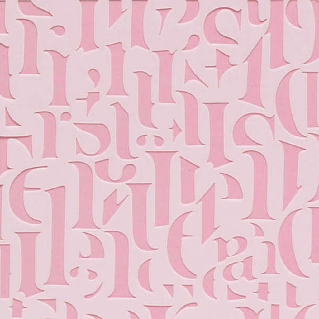 Alphabet Pattern Cake Decorating Stencil TULIS | Cake Craft Shoppe, LLC